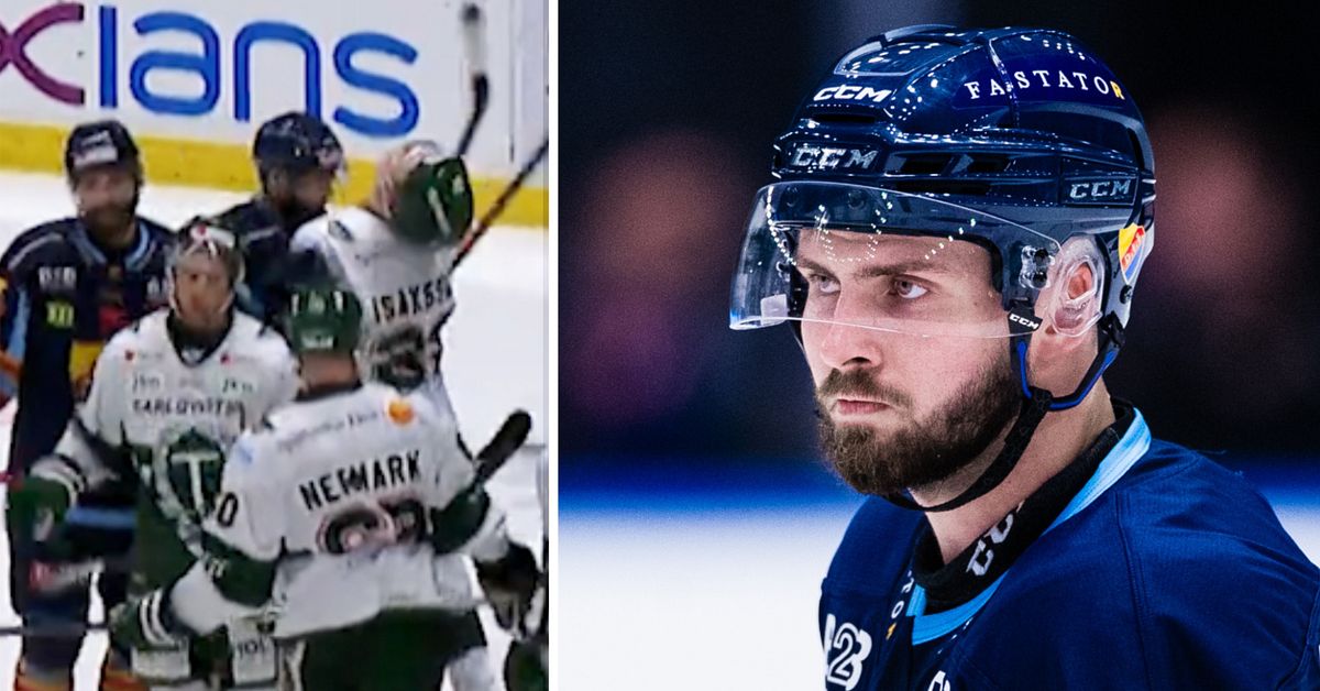 Ishockey: Se Albin Grewes utfall mot Pontus Netterberg | SVT Sport