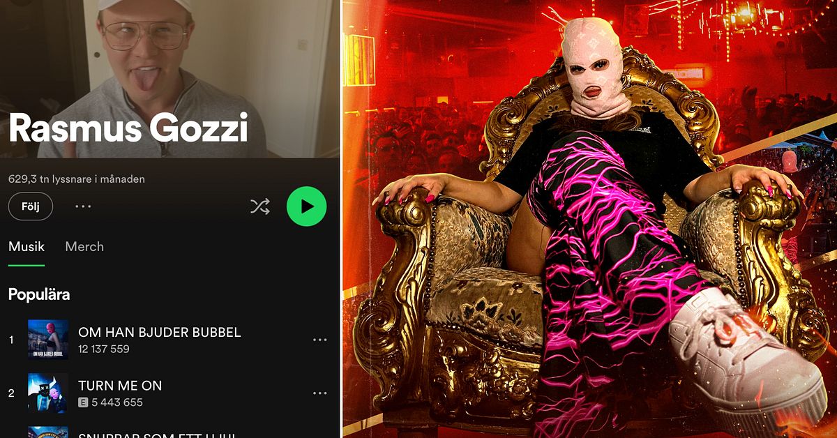 Rasmus Gozzi: ”Vi har aldrig manipulerat streams” | SVT Nyheter