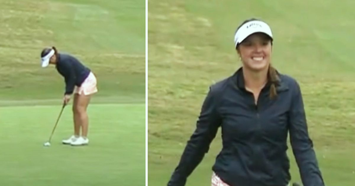 Golf: Sara Kjellker med i toppen efter drömrunda | SVT Sport