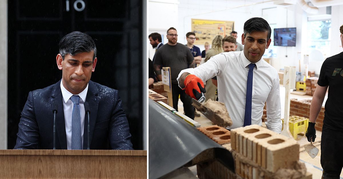 Fyra tabbar som som blivit virala under Rishi Sunaks valkampanj | SVT ...