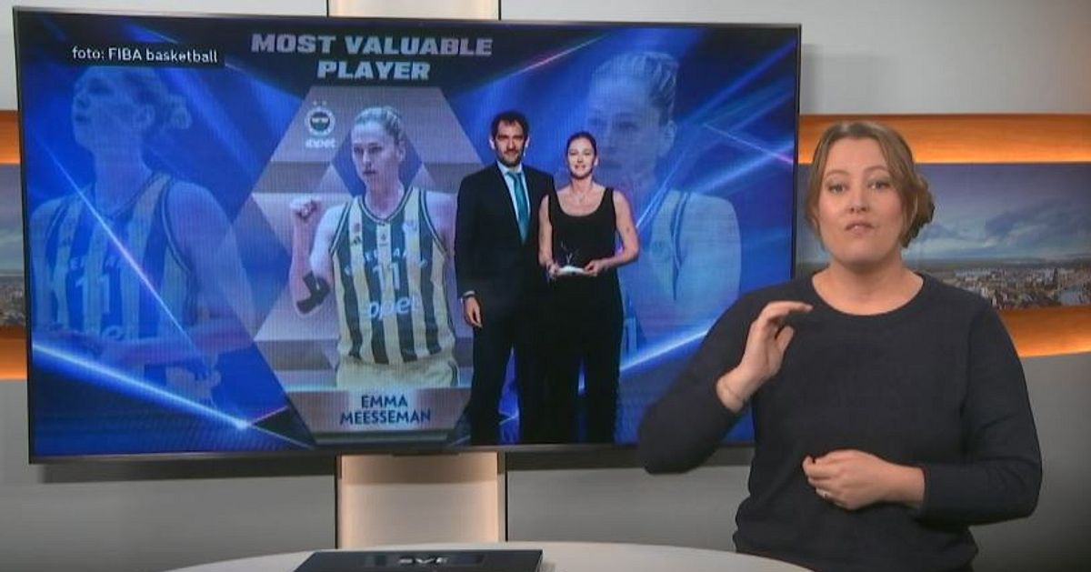 Belgiska Emma Meesseman blev MVP för tredje säsongen i rad | SVT Nyheter