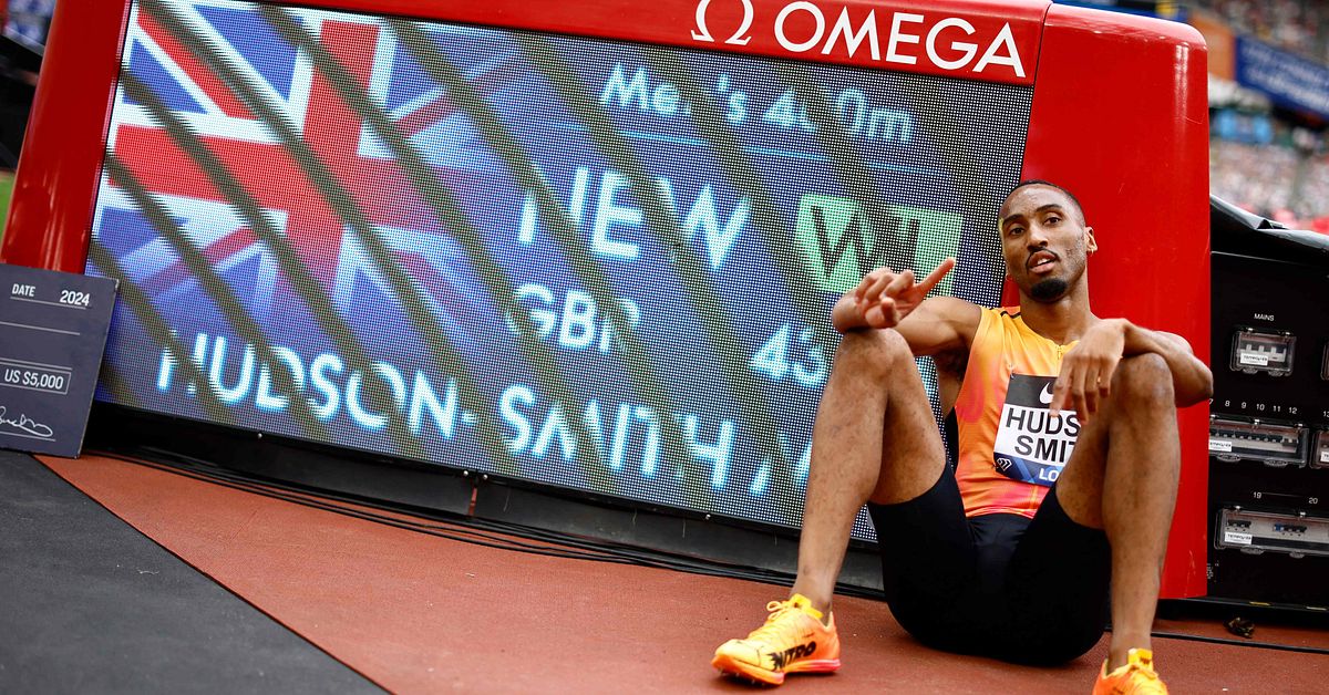 Nytt Europarekord och världsårsbästa av Hudson-Smith | SVT Nyheter
