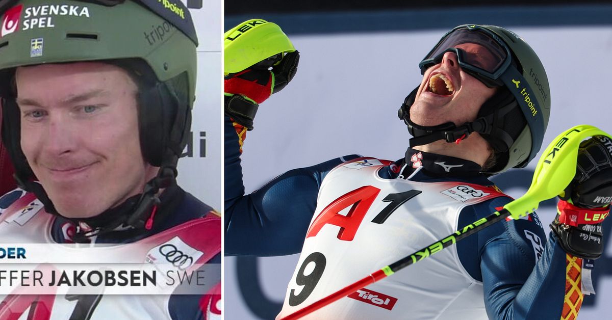 Alpint: Kristoffer Jakobsen körde upp sig till pallen efter monsteråk ...