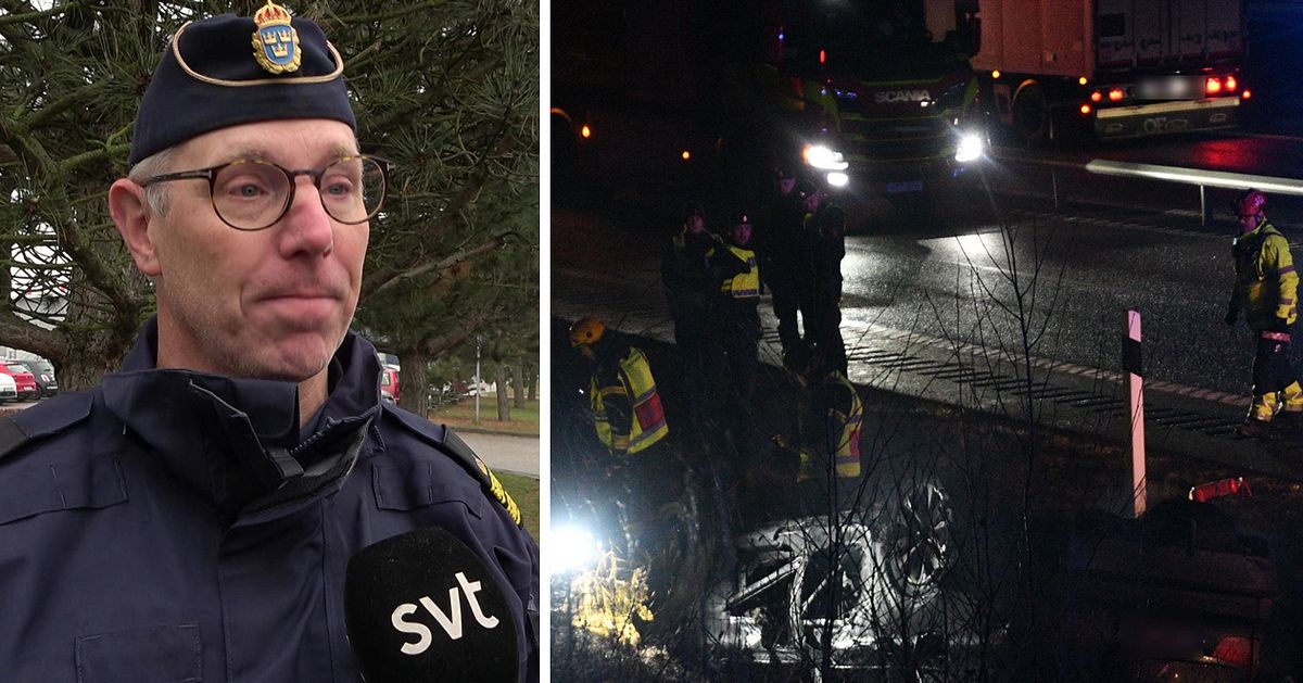 Två barn och en kvinna döda i bilolycka vid Kristianstad | SVT Nyheter