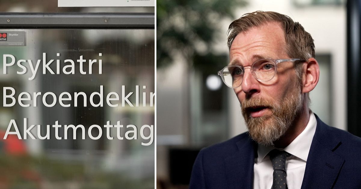 Socialminister Jakob Forssmed (KD) kritiserar regionernas nedskärningar inom psykiatrin | SVT ...