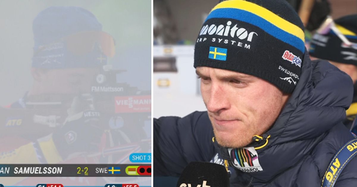 Skidskytte: Mardrömstävling för Samuelsson: ”Är frustrerad” | SVT Sport