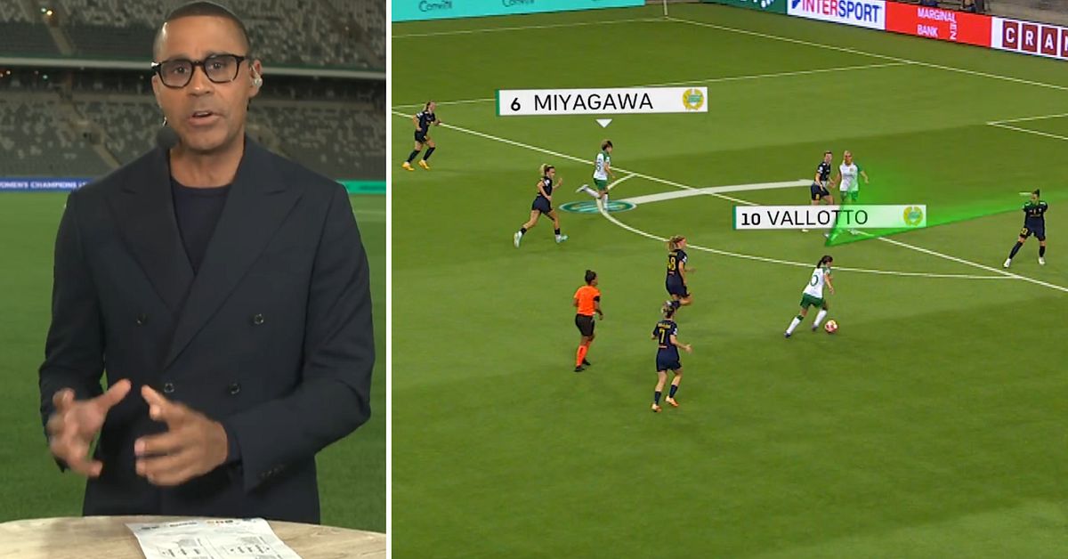 Daniel Nannskog pekar ut Hammarbys utvecklingsområden i Champions League | SVT Nyheter
