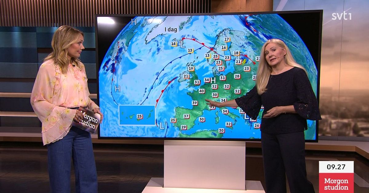 Extremhetta i Frankrike – nya rekord kan slås i värmeböljan | SVT Nyheter
