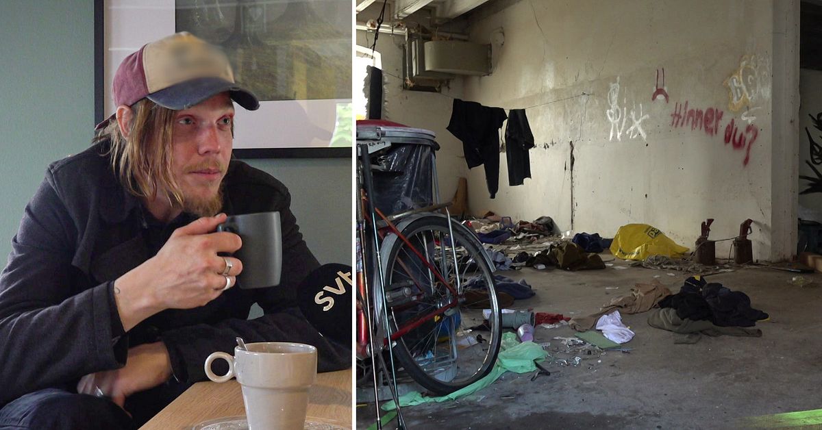 Bostadslösa Alex har bott i misär i slakthusområdet i Eskilstuna ...