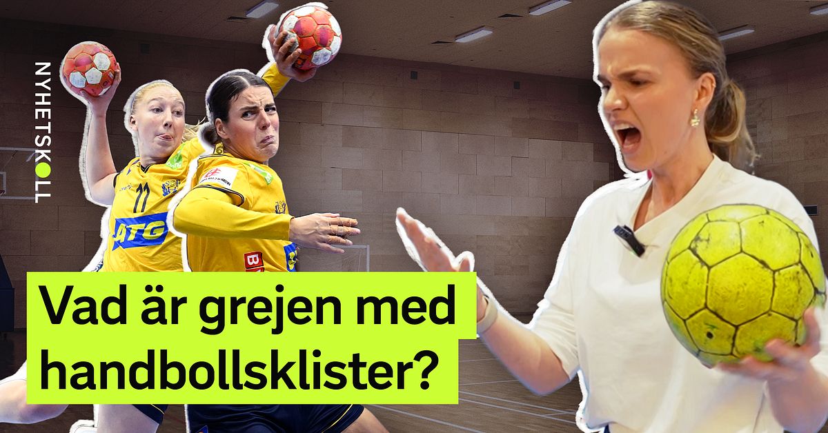 Vad är grejen med handbollsklister? | SVT Nyheter