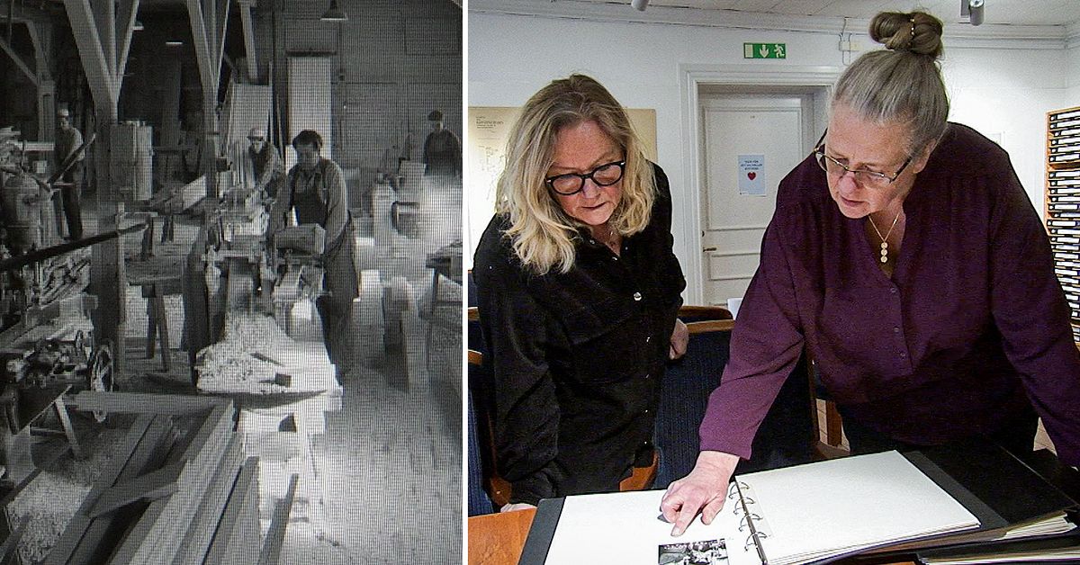 Följ med in i bildarkivet i Kristinehamn: ”Ett kulturarv” | SVT Nyheter