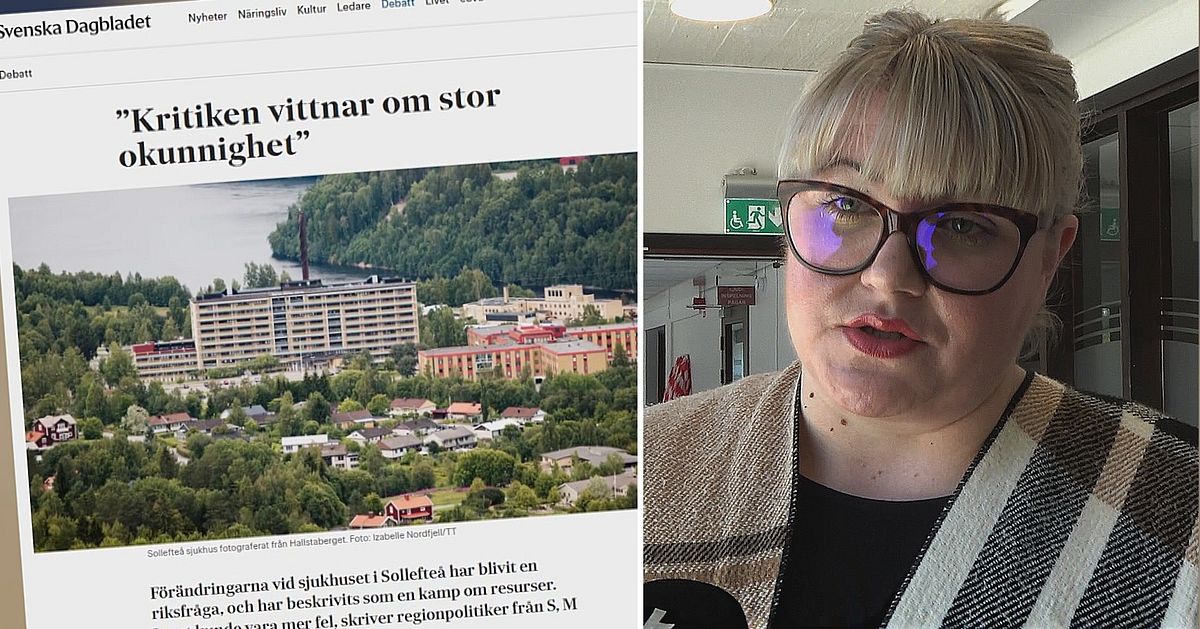 Regionledningen anklagar partiledare för okunnighet kring Sollefteå ...