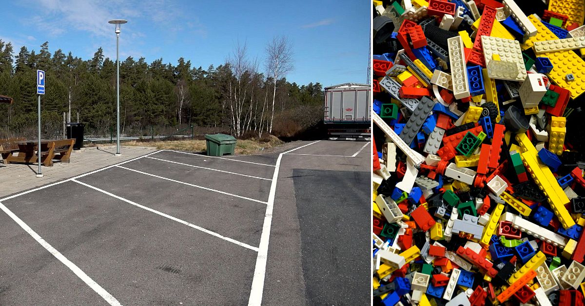 Kapellskärning på rastplats i Vaggeryd – stora mängder lego stals | SVT ...