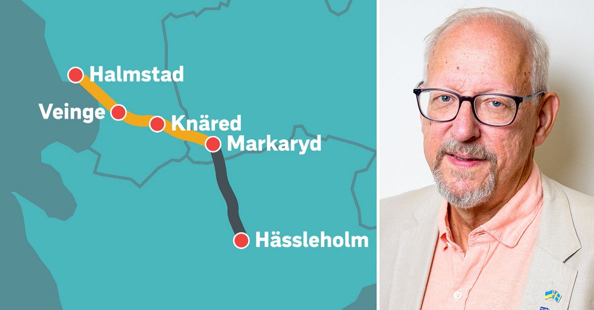 Klart: Markarydsbanan ska stå klar 2027 | SVT Nyheter
