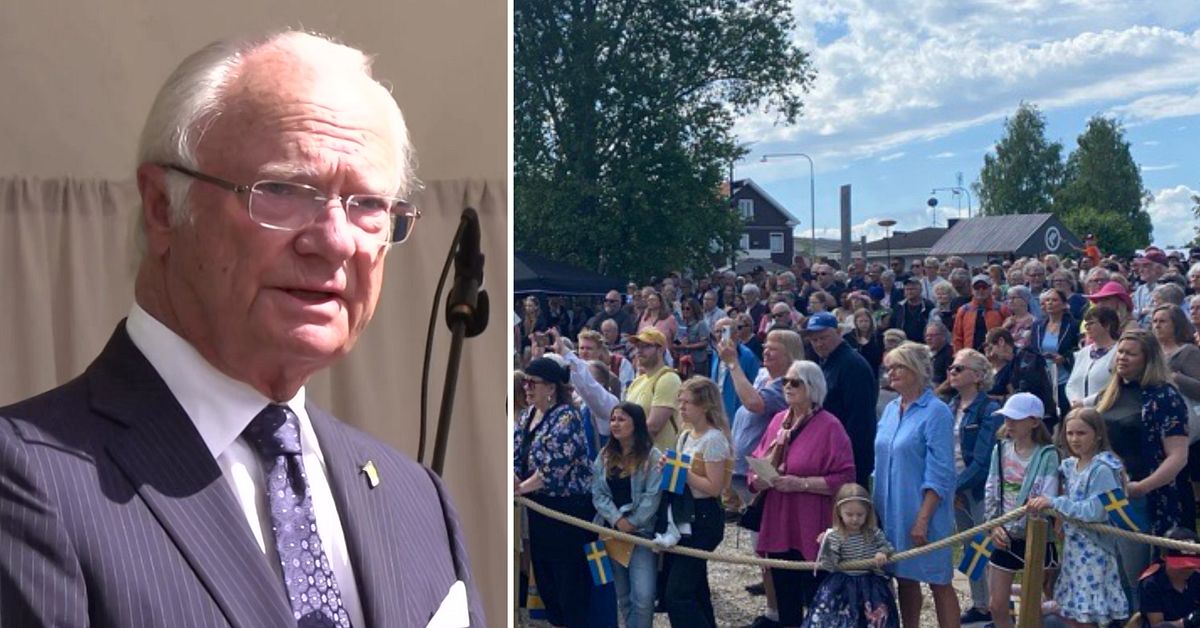 Forte participation lorsque le roi a célébré la fête nationale à Pajala ...