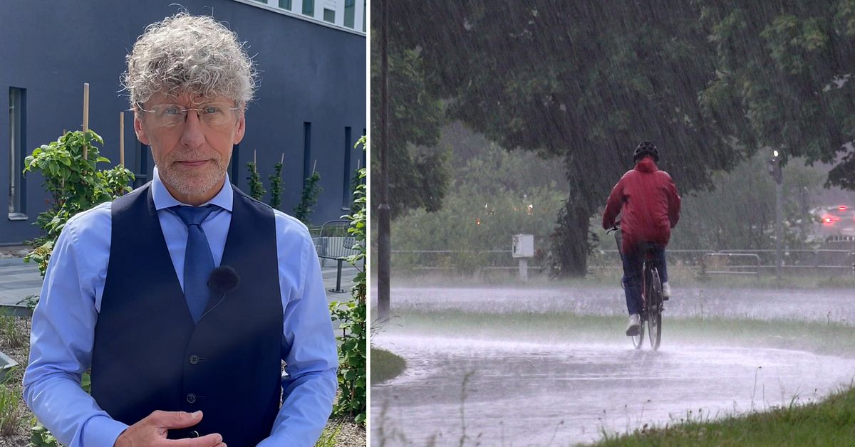 SMHI varnar för skyfallsliknande regn i södra Sverige | SVT Nyheter