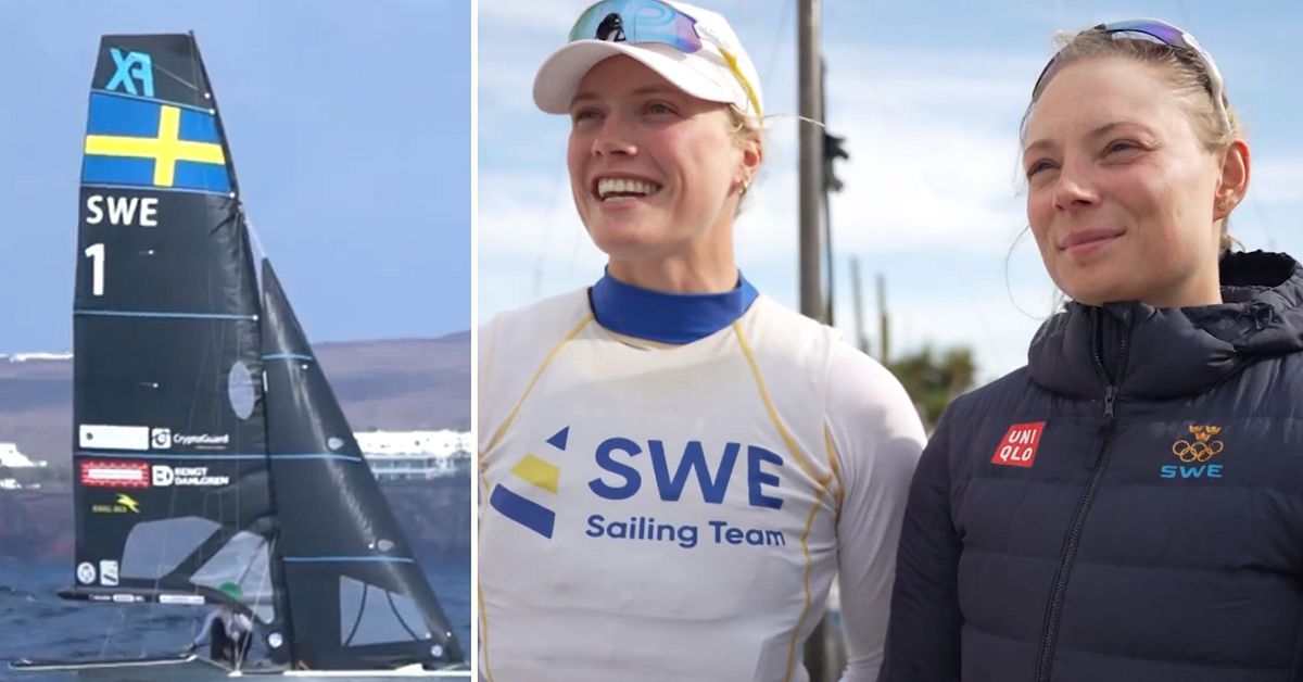Segling: Vilma Bobeck och Rebecca Netzler klättrar efter svaga starten ...