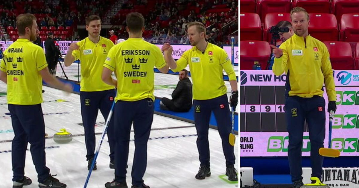 Curling: Lag Edin körde över USA i curling-VM | SVT Sport