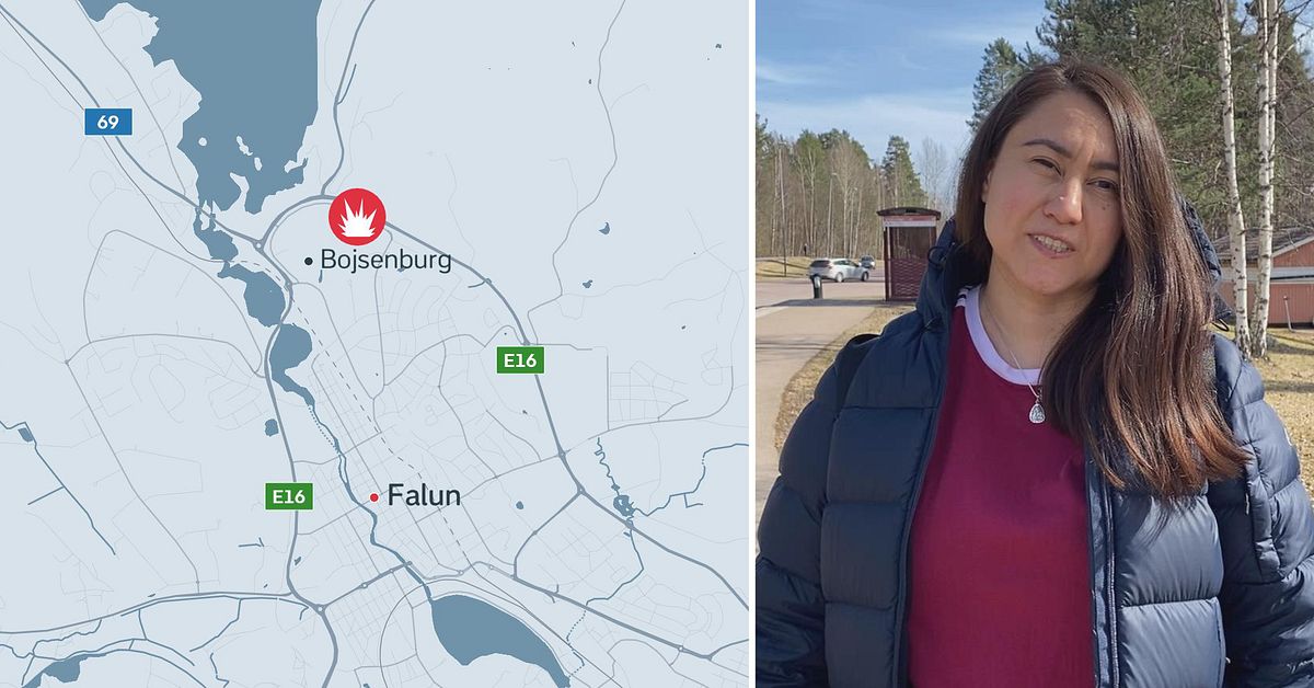 ”Jag hörde nåt som smällde högt, och tänkte oj!” | SVT Nyheter