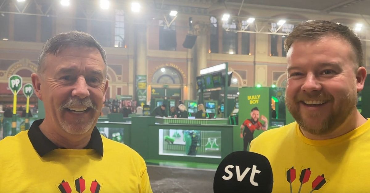 Dart: Andreas ”Dirty Harry” Harrysson hyllas efter uttåget på dart-VM ...