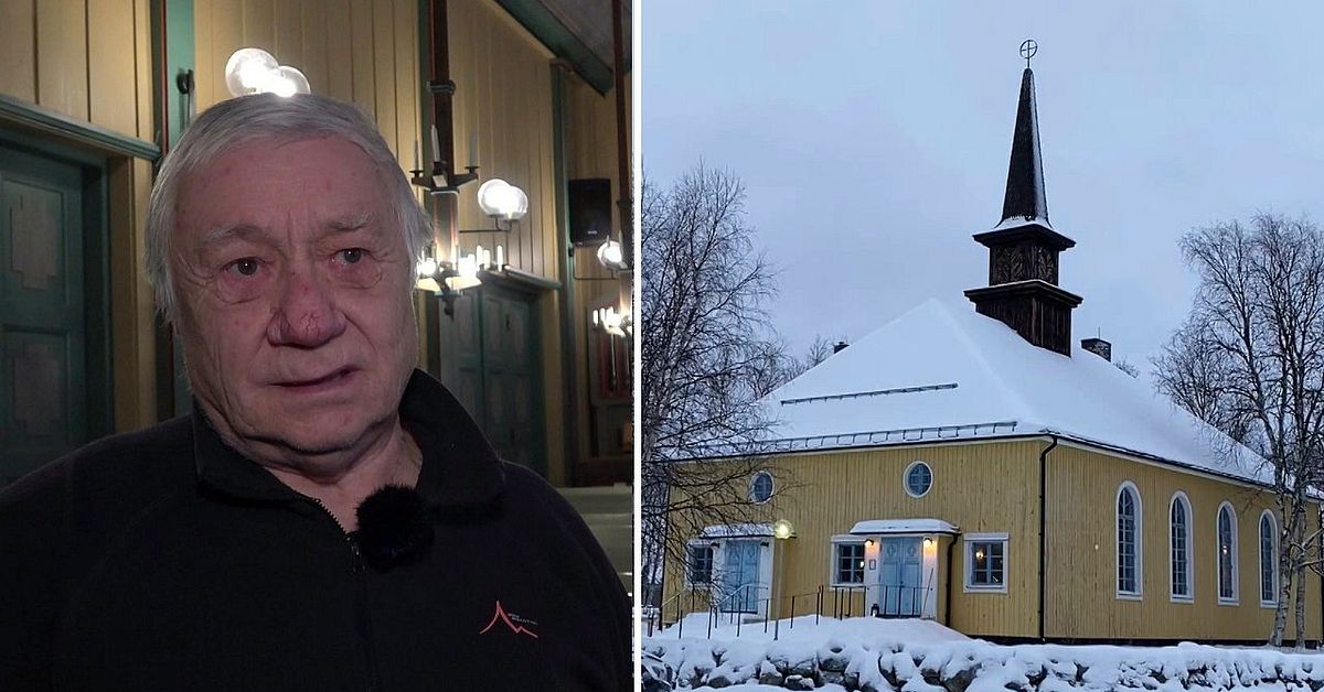 Lannavaara minneskyrka – en viktig 90-åring i samhället | SVT Nyheter