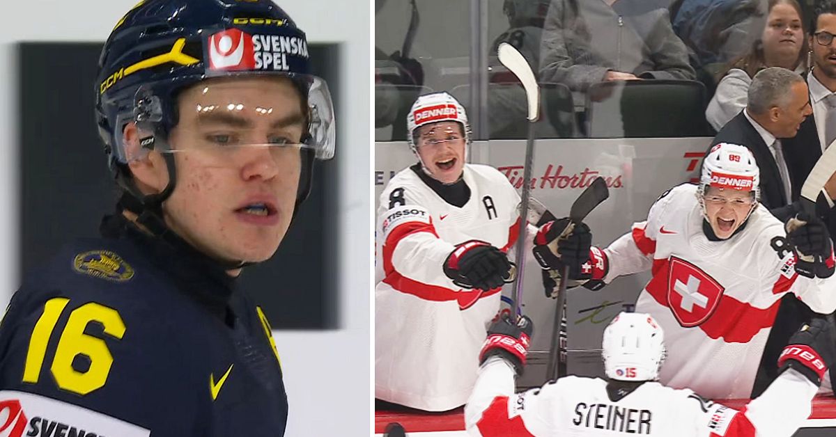 Schweiz 2–1-mål mot Sverige döms in efter videogranskning | SVT Nyheter