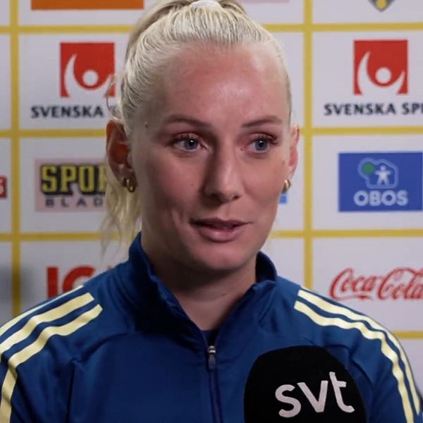 Fotboll: Stina Blackstenius om pressen som anfallare: ”Jättestort ...