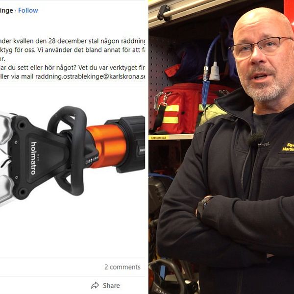 Tjuv stal verktyg från räddningstjänsten – mitt under pågående insats ...