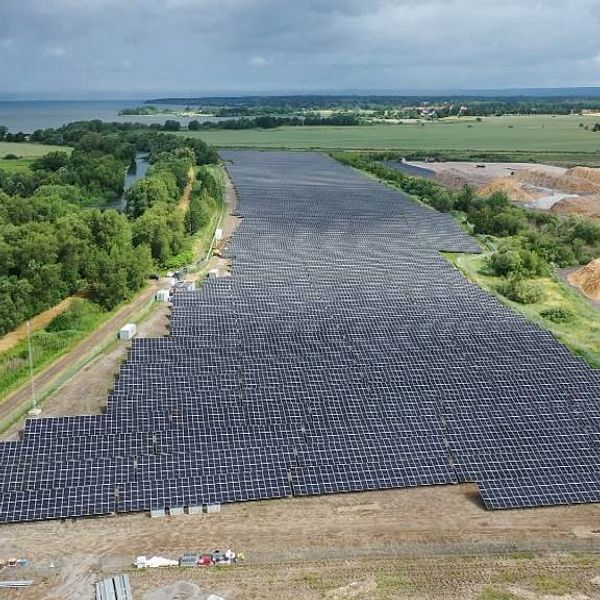 El till 2300 villor – snart invigs Sveriges största solcellspark | SVT Nyheter