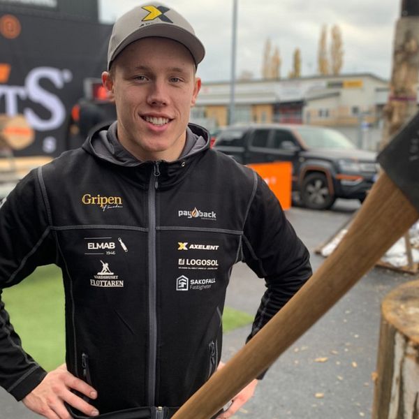 Europeiskt rekord för Ferry Svan i timbersport – se bilderna från ...