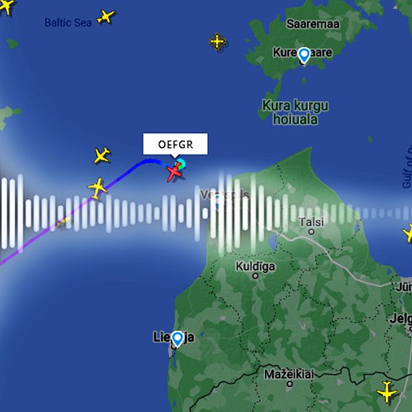 Hör larmet innan planet störtade i Östersjön: ”Mayday relay” | SVT Nyheter