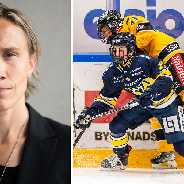 Ishockey: Maria Rooth om tacklingarna i SDHL: ”Överraskad” | SVT Sport