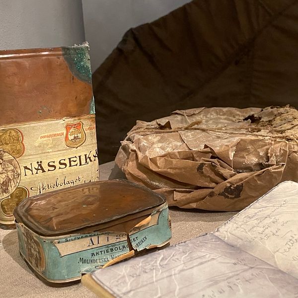 Konservburkar för Andrée-expeditionen överlämnas till Grenna Museum ...