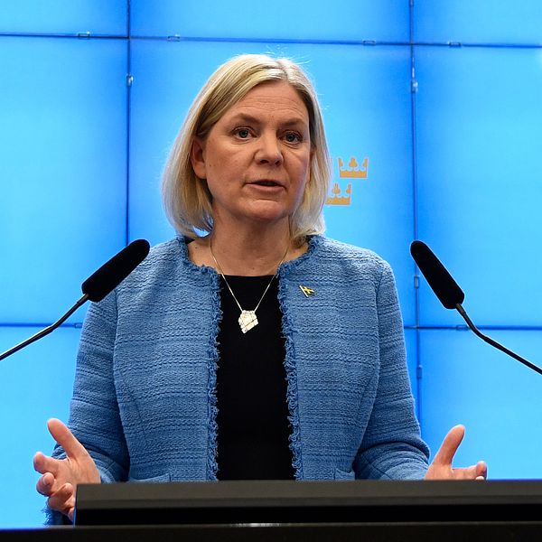 Magdalena Andersson om Natobeskedet: ”Inte bra för Sverige” | SVT Nyheter