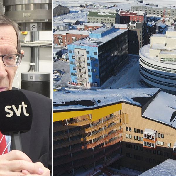 Hela kvarter i nya Kiruna felbyggda – läcker in överallt | SVT Nyheter