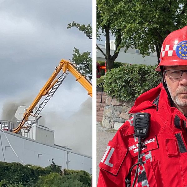 Brand På Bilfirma I Danderyd Svt Nyheter