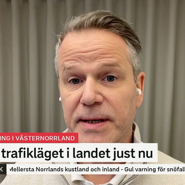 Stopp på riksväg 50 i Ludvika – stillastående lastbilar – SMHI: Röd ...