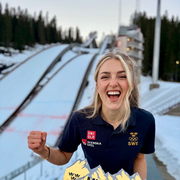Backhoppning: Frida Westman klar för OS: ”Känns helt otroligt” | SVT Sport