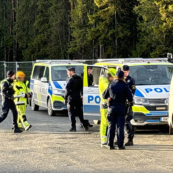 Stor polisinsats på Stegra i Boden – flera arbetare hörs av polisen ...