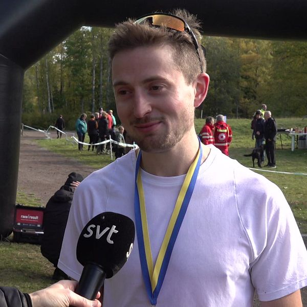 Löparen Oscar Claesson missade starten – vann ändå John Bauer trail run ...
