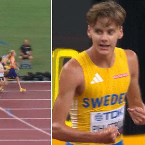 Friidrott: Samuel Pihlström elva i finalen på 1500 meter | SVT Sport