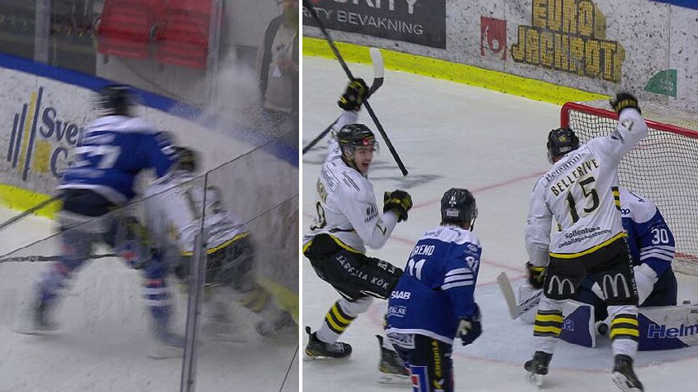 Ishockey: Dubbla mål av AIK – efter Karlskogas matchstraff | SVT Sport