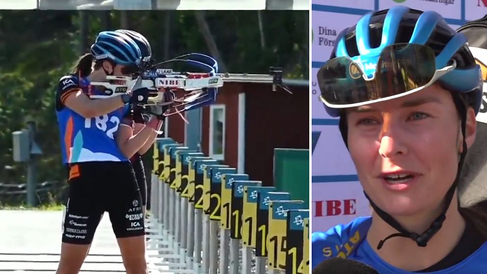 Skidskytte: Ella Halvarsson svensk mästare i rullskidskytte – knäckte ...