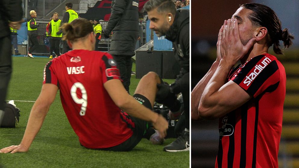 Fotboll: Allsvenska skyttekungen Nikola Vasic korsbandsskadad | SVT Sport