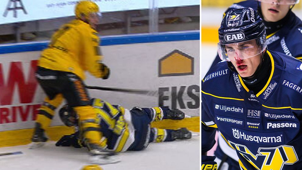 Herman Hansson och Wilhelm Hallquisth klev av skadade för HV71 | SVT ...