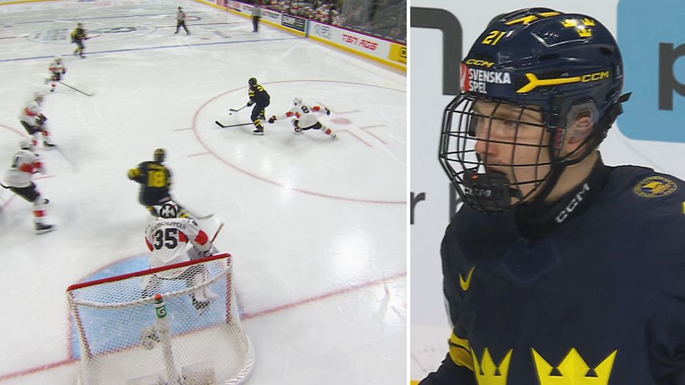 Ishockey: Ett besökarinlägg i ”Sverige ställs mot Slovakien i JVM ...