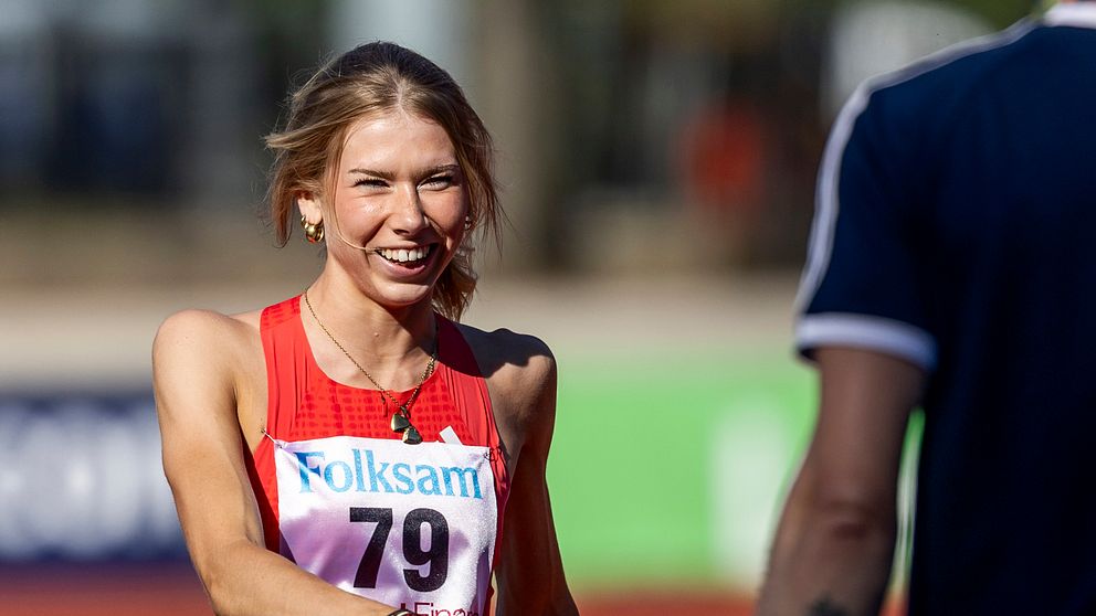 Friidrott: Succén fortsätter – tar karriärens första SM-guld | SVT Sport