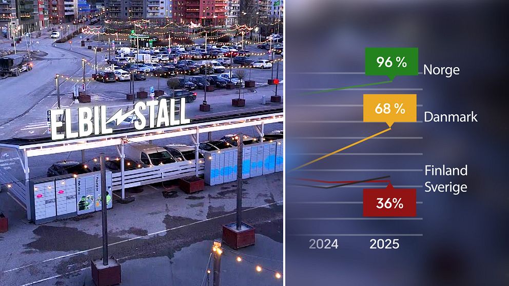 Laddplatser står tomma efter utebliven elbilsboom | SVT Nyheter