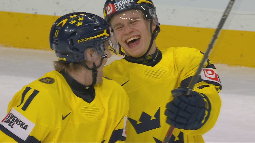 Ishockey: Se Viggo Björcks uppvisning i Sveriges JVM-kross: ”Urstark ...