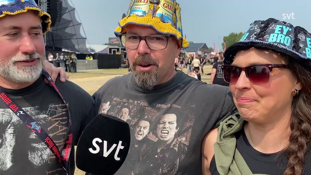Sweden Rock Festival är igång – följ med i SVT:s direktrapport | SVT ...